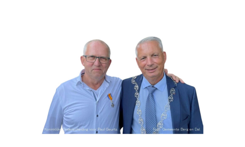 Koninklijke Onderscheiding voor Paul Geurts uit Nijmegen
